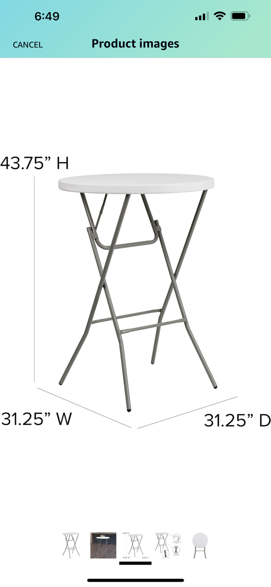 High Top Table – Top Notch Rentals